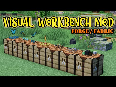 Minecraft 1.19.2 - Visual Workbench mod