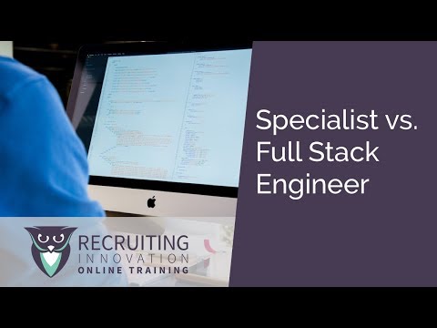 Specialist vs Full Stack Engineer: What is the Difference?