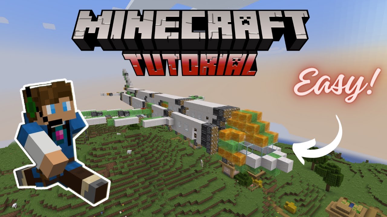 How to build a working plane in Minecraft - Minecraft Builders