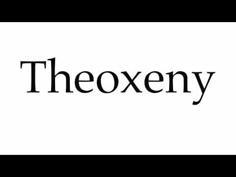 How to Pronounce Theoxeny