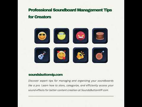 Professional Soundboard Management Tips for Creators