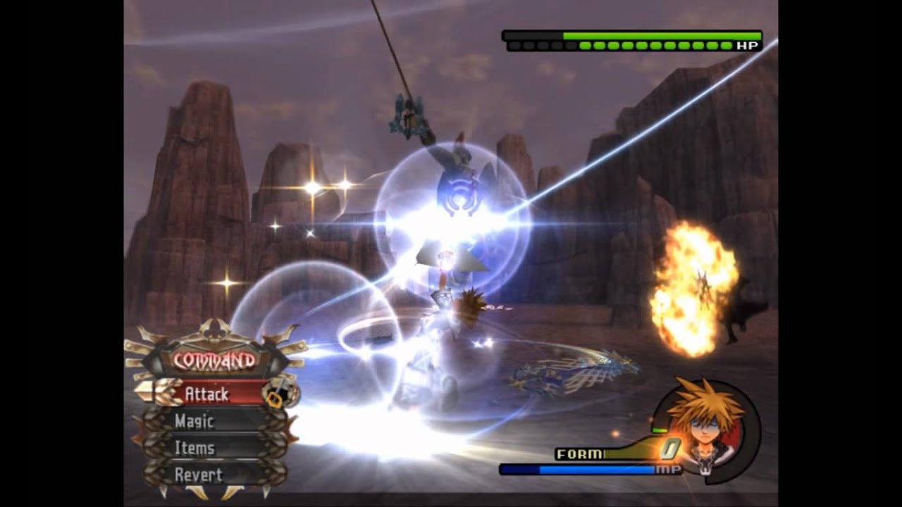 Final Sora VS. Axel and Terra
