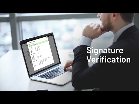 What is signature verification and why is it important? #AscertiaOn