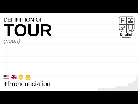 TOUR meaning, definition & pronunciation | What is TOUR? | How to say TOUR