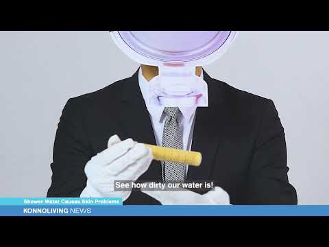 Mr. Shower Head explains why your shower water is bad for your skin.