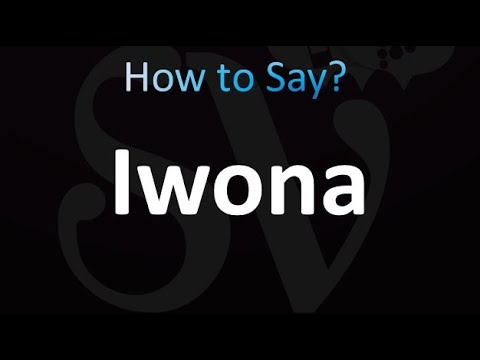 How to Pronounce Iwona (correctly!)
