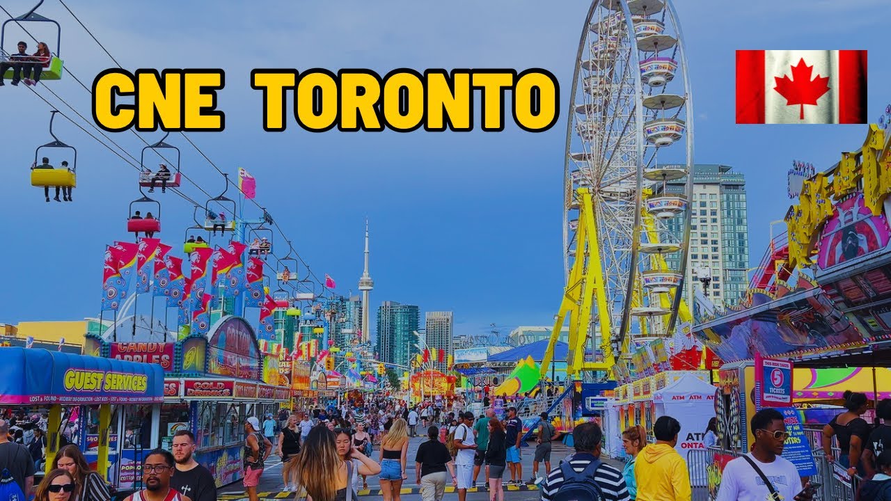 CNE Toronto 2024 | Canadian National Exhibition | Sky Ride Chairlift ...