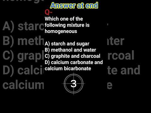 Homogeneous mixture