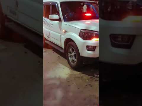 #shorts|Scorpio Status💯|Police light🚨|Scorpio modified🔥|#Ahujasiren|Mahindra Scorpio| Police Siren🚔|