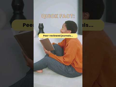 Lean on Peer Reviewed Journals on your Academic Paper