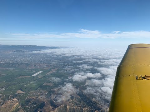 Scenic flight from KIZA (Santa Ynez) | Approach to KVNY