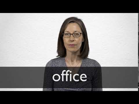 OFFICE definition and meaning | Collins English Dictionary