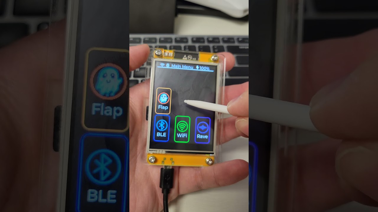 Ghost_esp on a CYD #shorts #hackingtools