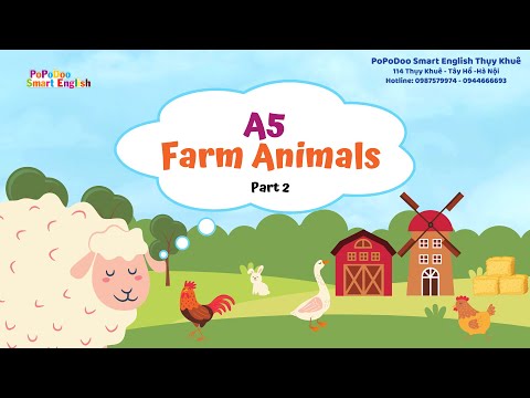 [English for kids] - A5: Topic: Farm (Part 2)