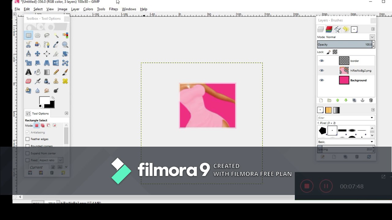 How To Make IMVU Icons Using GIMP