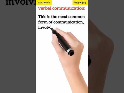 What is verbal communication? #definition #verbalcommunication #shortvideo #viralvideo #youtube