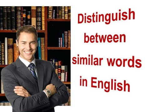 English Words That Look Similar, Have Overlapping Definitions | Clear Up Confusion | Examples