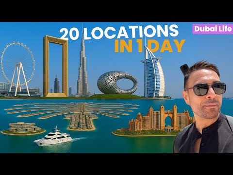 Visiting 20 Locations in 1 Day | My Ultimate Dubai Challenge