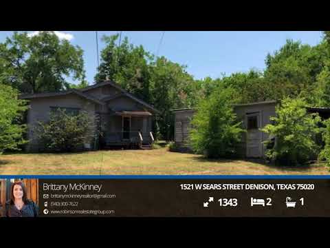 1521 W Sears Street Denison, Texas 75020 | Robinson Real Estate Group | Homes for Sale