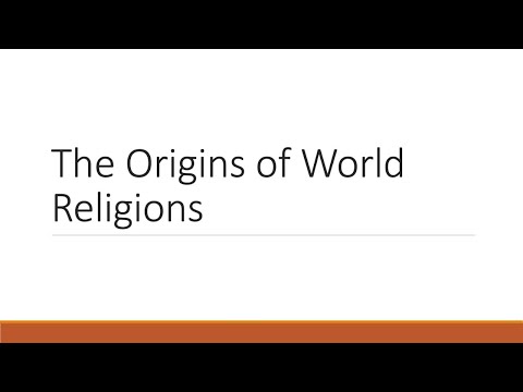 Origin of World Religions