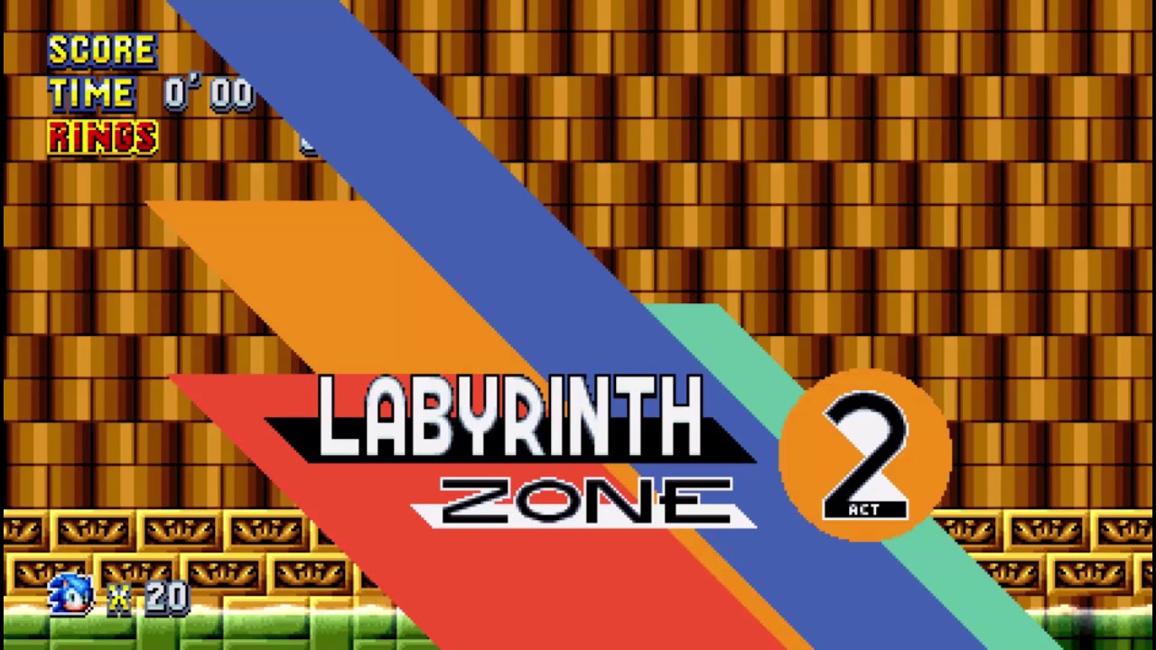 Sonic Mania - Labyrinth Zone Mod