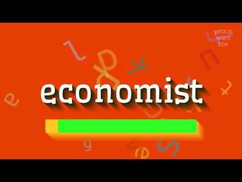 How to say "economist"! (High Quality Voices)
