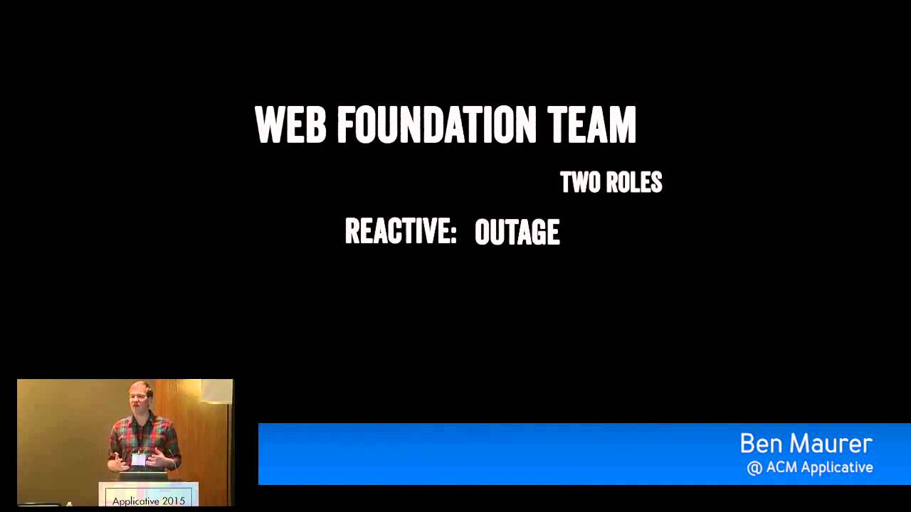 ACM Queue Applicative Conference Keynote Speech by Ben Maurer HD