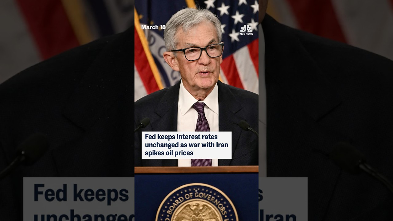 Fed keeps interest rates unchanged as war with Iran spikes oil prices