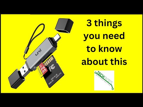 3 things you need to know about uni SD Card Reader - Memory Card Reader for SD/Micro SD/SDHC
