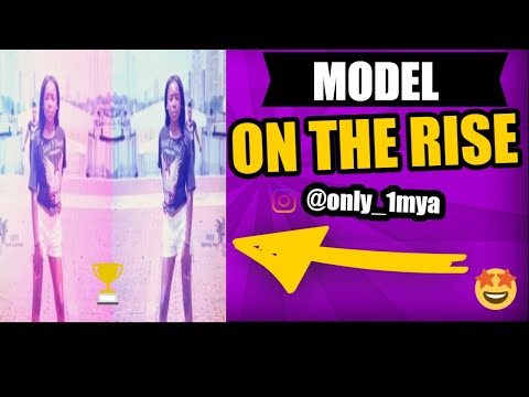 ABSTRACT ART + FEATURES MODEL ON THE RISE + MIXED GENRE