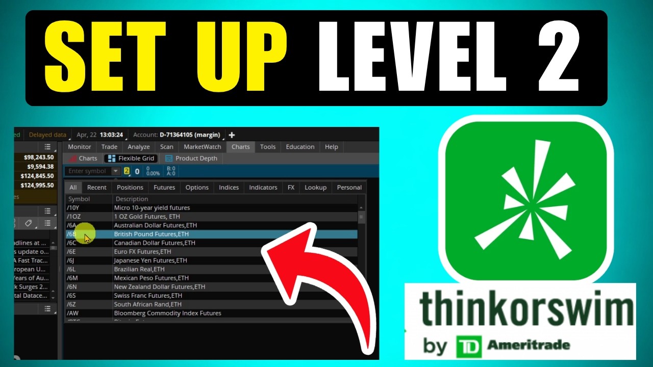 How To Set Up Level 2 On Thinkorswim (2026) (Best Method)
