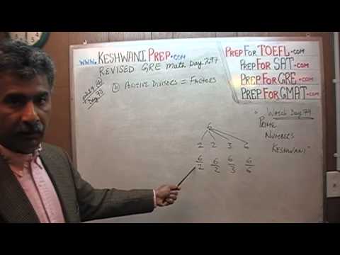 Revised GRE Math Day 297, p219, Prime Factors of 372, Prep Tutor via Skype GRE, GMAT, SAT, ACT
