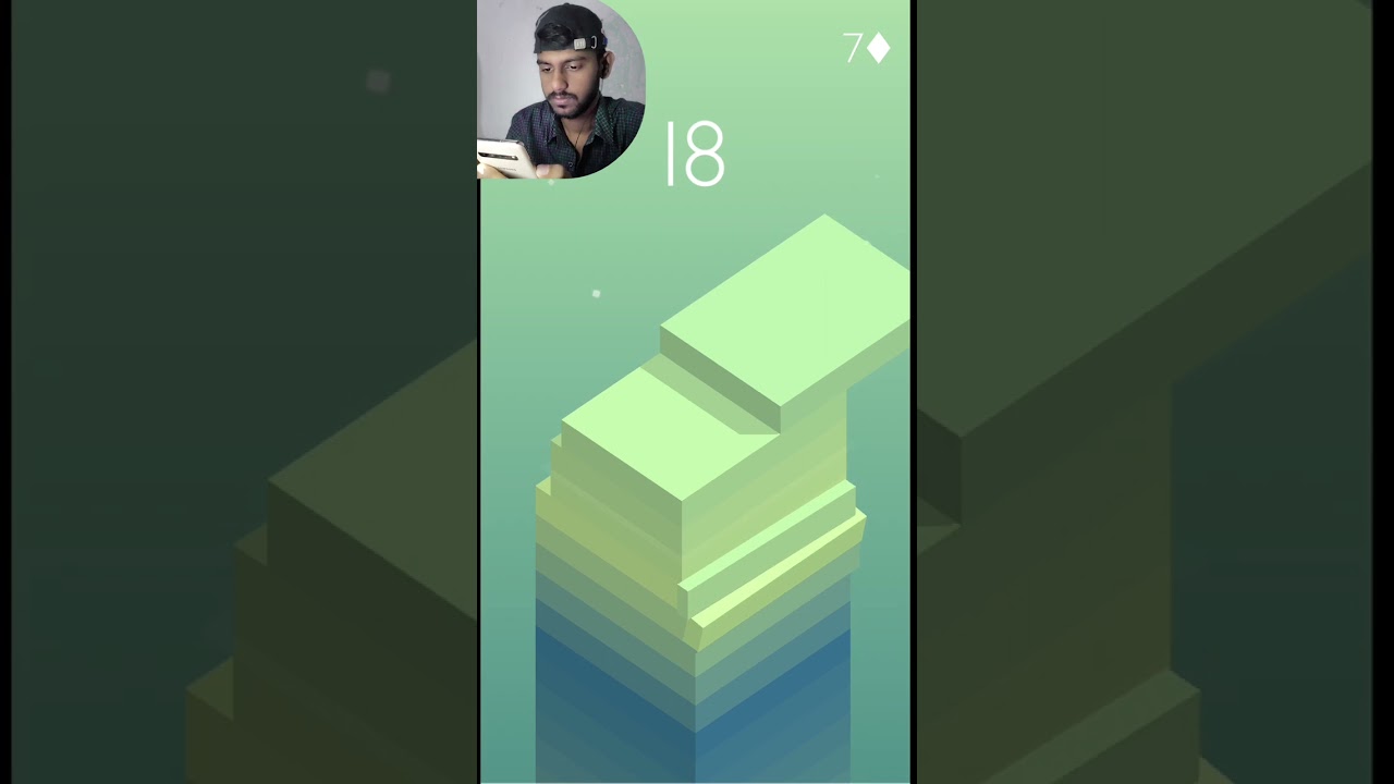 Stack gameplay | tower stack game | stack game free | 2023 #youtubeshorts