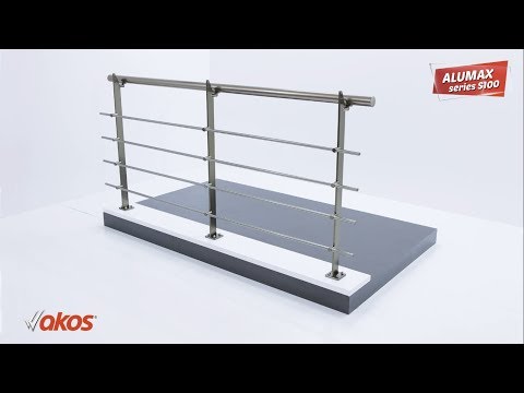Akos - Alumax S100 Series Aluminium Railing Installation
