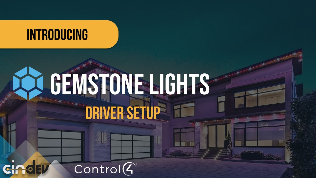 Gemstone Lights Driver Setup for Control4 | Installation, Scenes & Patterns