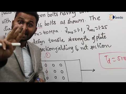 Design of Tension Members Numerical-1 - Steel Structures - GATE Video ...