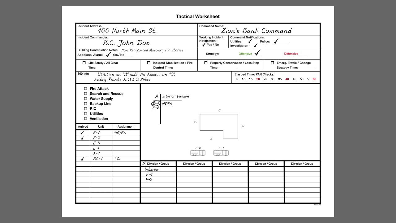 TAC Worksheet Demo