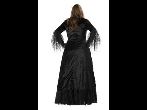 Theatrical Quality Gothic Vampira Adult Womens Plus Size Costume