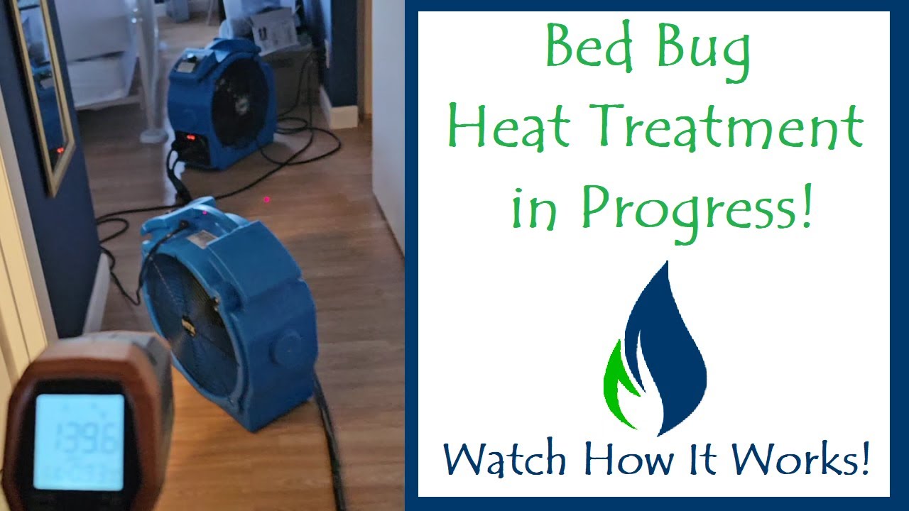 Bed Bug Heat Treatment In Progress - See How It Works!