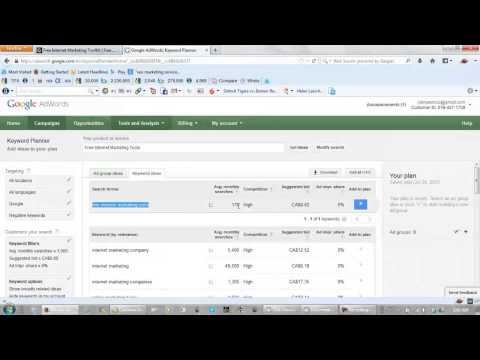Search Engine Optimization Techniques PDF Keyword Planner Part 3
