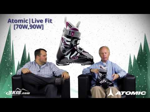 2017 Atomic Live Fit 70 and 90 Womens Boot Overview by SkisDotCom