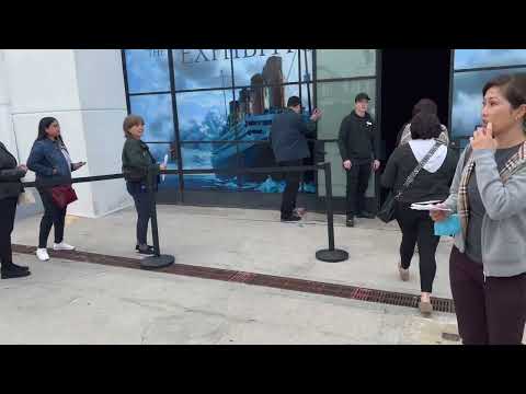 Titanic Exhibit in Los Angeles