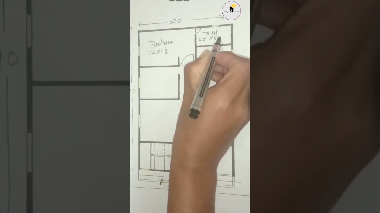 20x40House Plan |house map