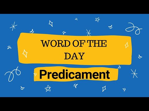 Predicament Meaning | What does Predicament mean? | Word of the day | Hindi Meaning | Easy English