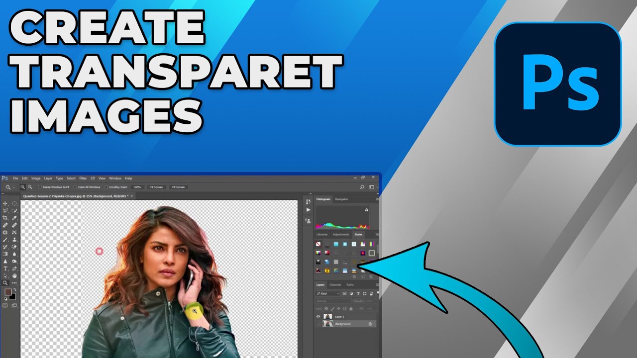 How to Create PNG logo with transparent background  - Make your own PNG