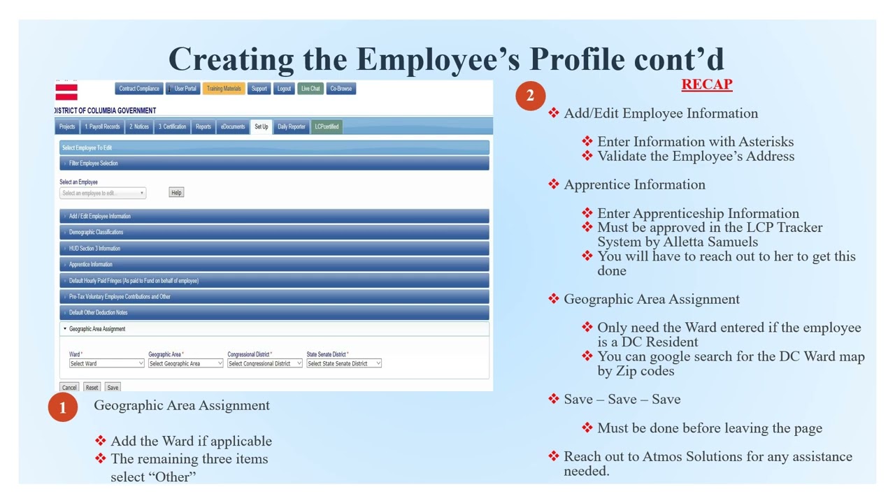 LCP Tracker Training