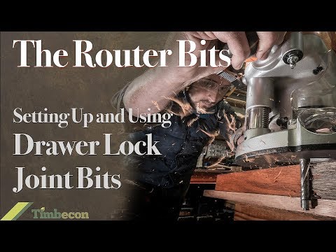 The Router Bits - Setting Up and Using the 1/2-inch Drawer Lock Joint Bit