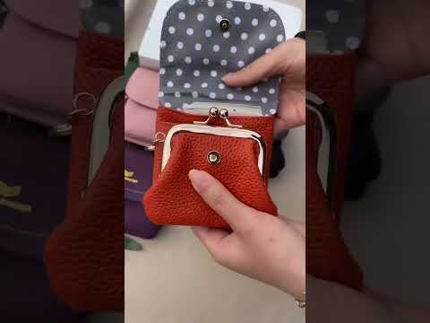Compact Wallet with RFID Protection for Coins & Cards