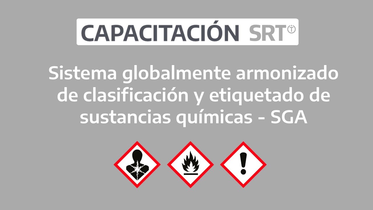 🔸SGA: Sistema globalmente armonizado de clasificación y etiquetado de sustancias químicas.