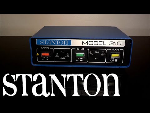 Stanton Model 310 Professional Phono Pre-Amp 1980's - Powder | Reverb